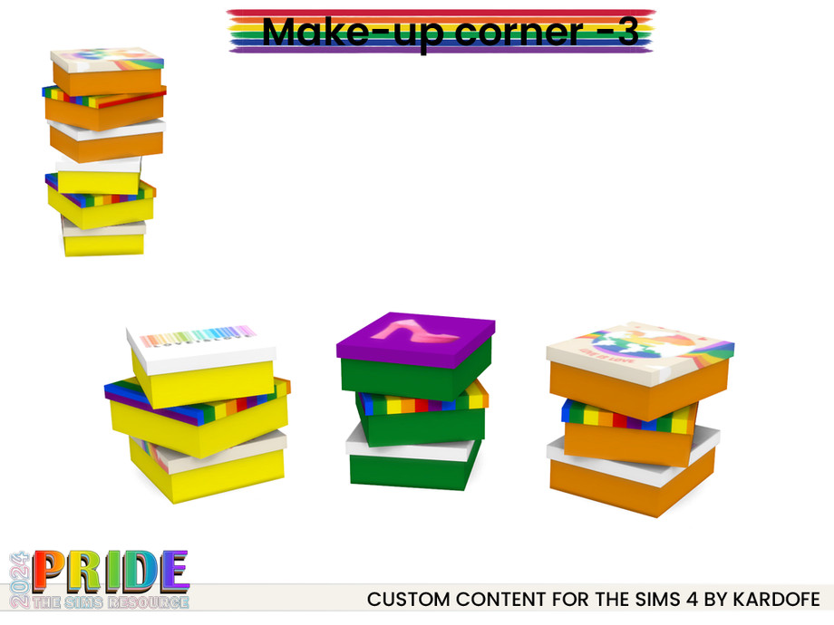 The Sims Resource | kardofe_Make-up corner_Boxes