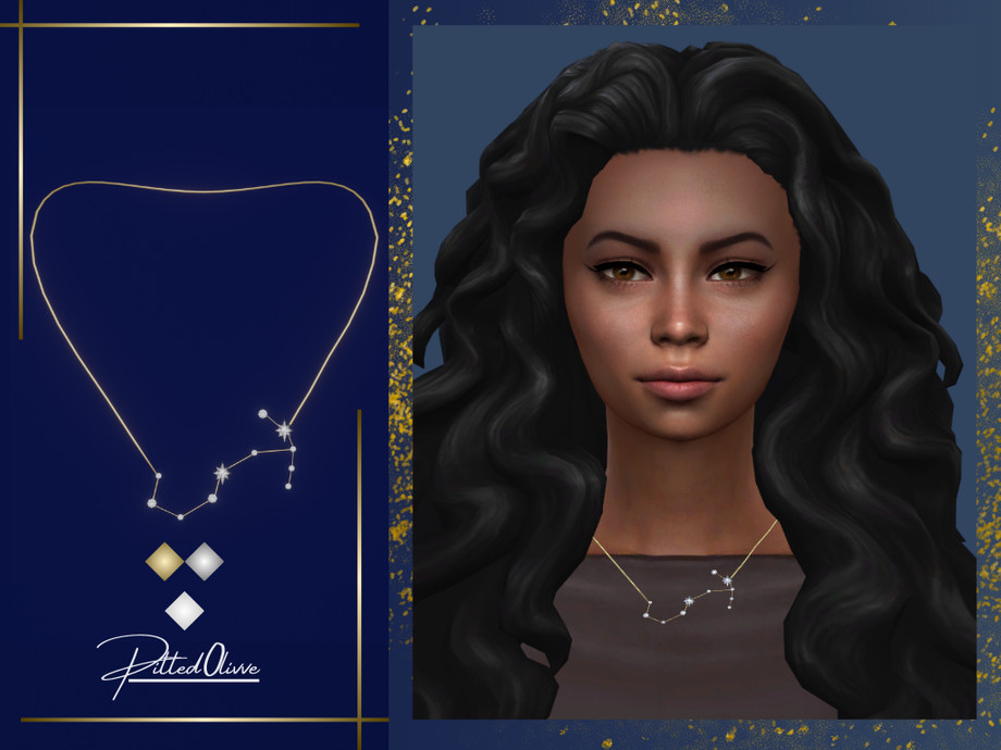 The Sims Resource | Scorpio Constellation Necklace