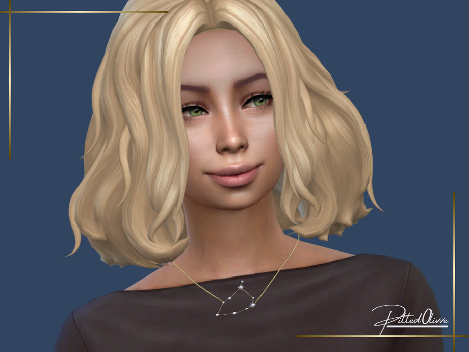 The Sims Resource | Capricorn Constellation Necklace
