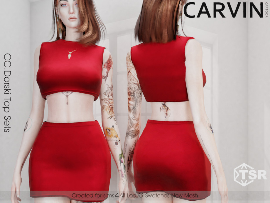 The Sims Resource | CC.Dorski Top Sets