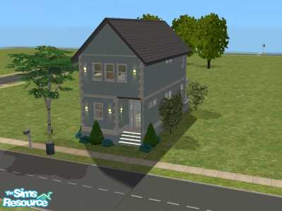 The Sims Resource | Blue SimCity 4 house