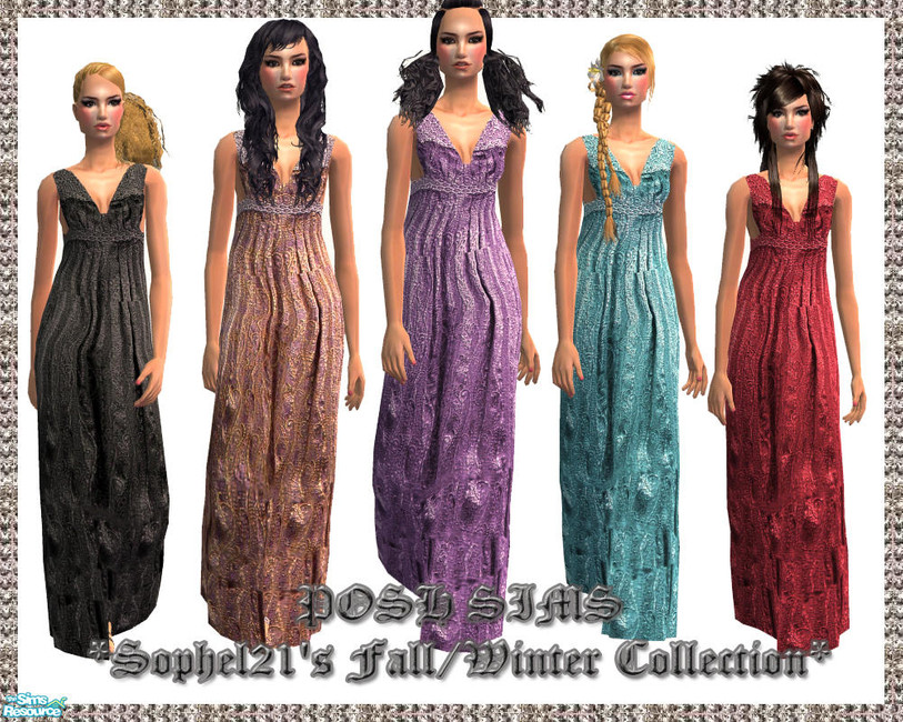The Sims Resource - Posh Sims Set 3