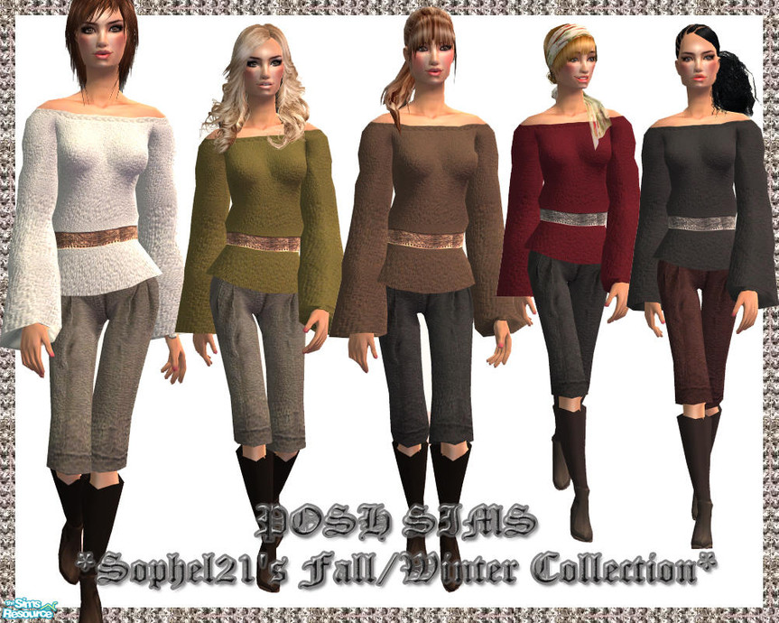 The Sims Resource | Posh Sims Set 1
