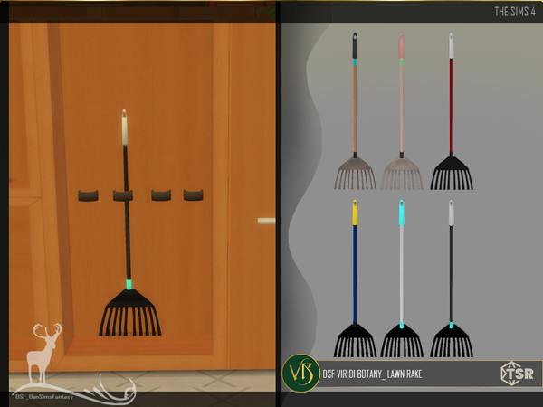 The Sims Resource | DSF VIRIDI BOTANY_ LAWN RAKE