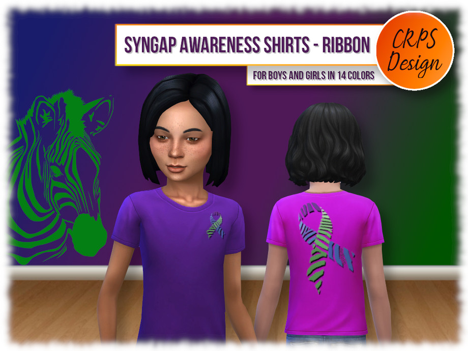 The Sims Resource | SYNGAP Awareness Shirts