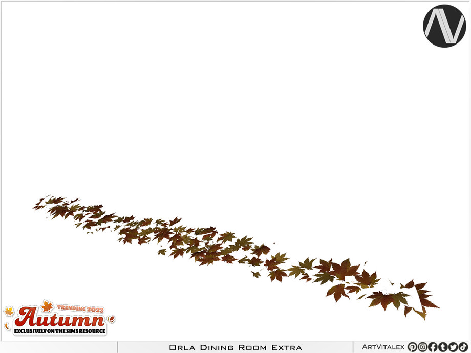 The Sims Resource | Orla Yellow Leaves