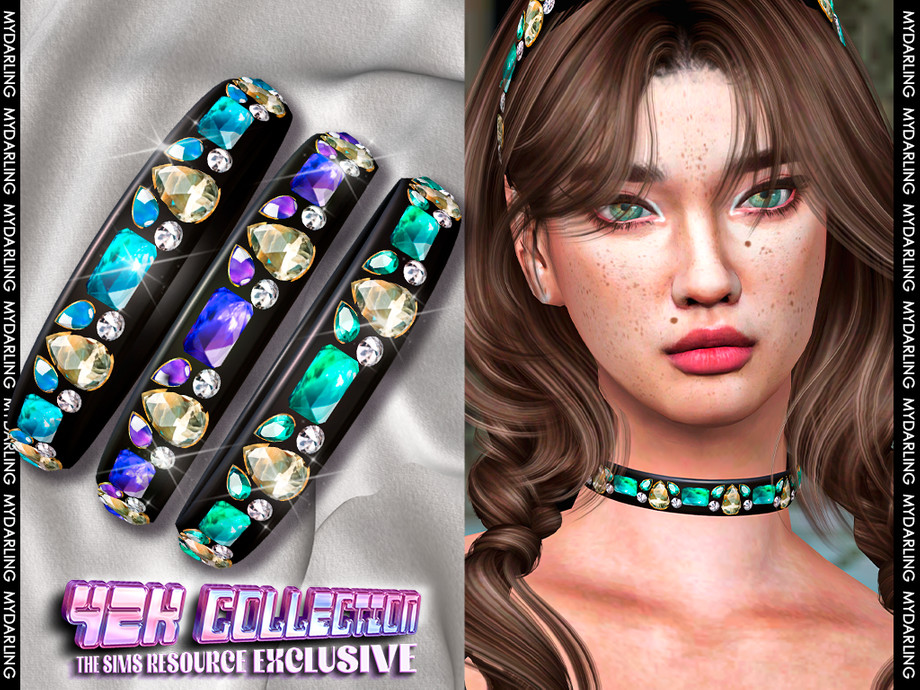 The Sims Resource | y2k jewelry choker na 142 ADULT
