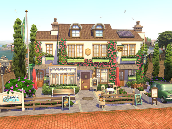 The Sims Resource | Bay View - Bed and Breakfast - no CC