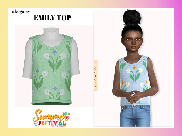 The Sims Resource | Emily Top