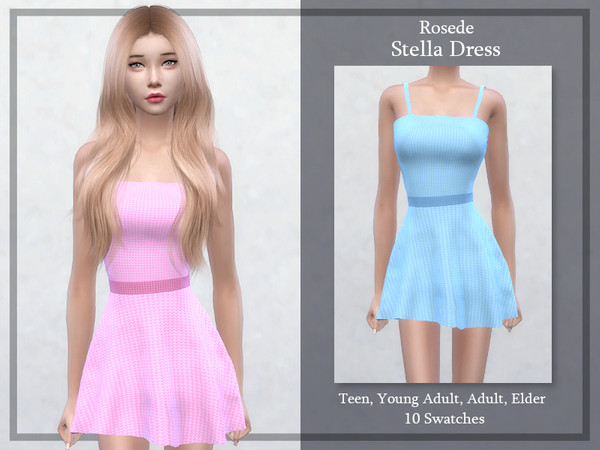 The Sims Resource | Stella Dress