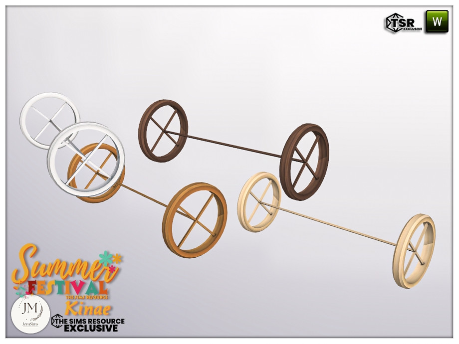 The Sims Resource | Summer festival Kinae bedroom wheel deco2