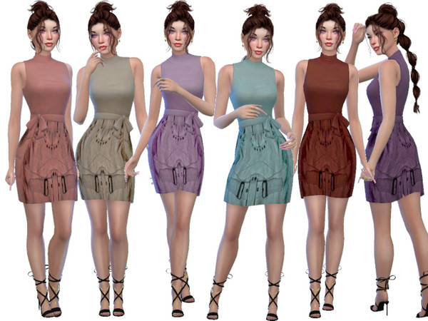 The Sims Resource | Myra cotton dress