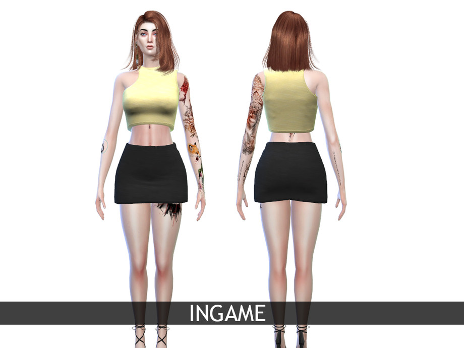 The Sims Resource | CC.Luna Skirt
