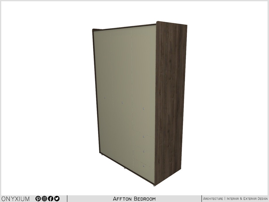 The Sims Resource | Affton Wardrobe [Only Decor]
