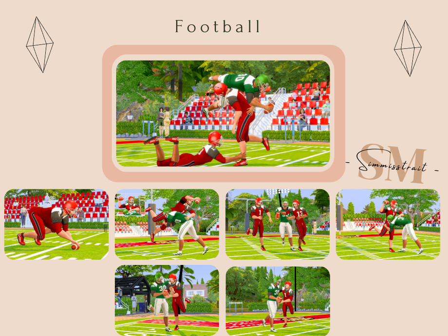 The Sims Resource | Football Team