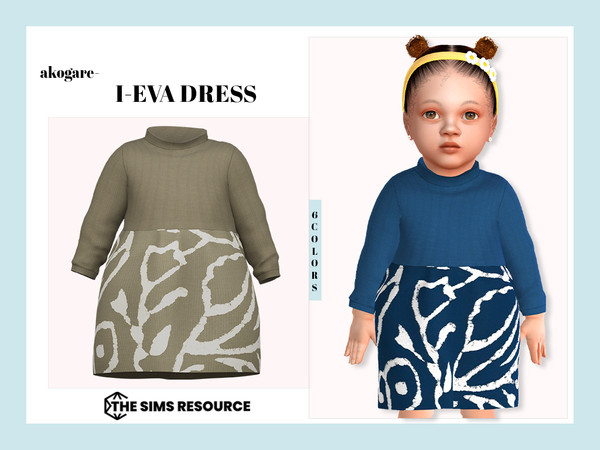 The Sims Resource | I-Eva Dress