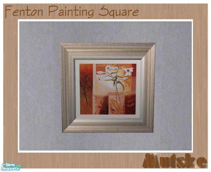 The Sims Resource | Fenton Painting Square - Frame IX