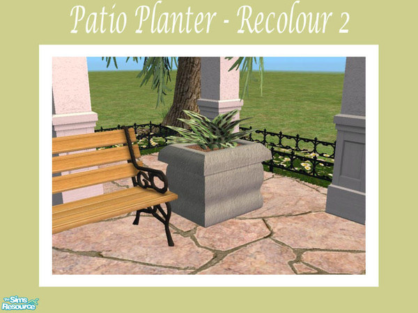 The Sims Resource - Patio Planter - Recolour 2