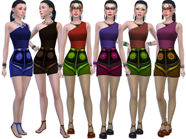 The Sims Resource | Top and short set 1