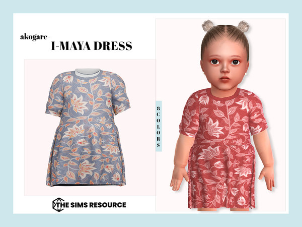 The Sims Resource | I-Maya Dress