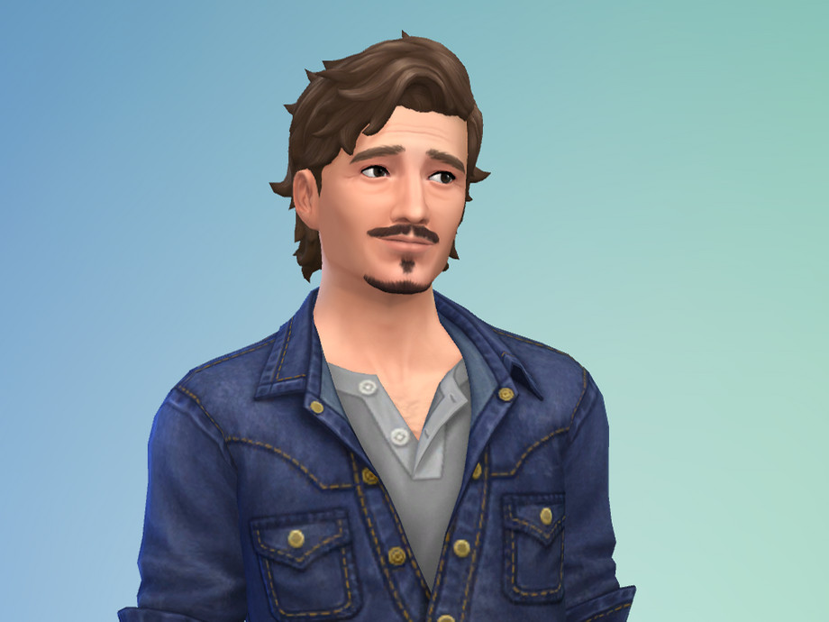 The Sims Resource | Sim inspired by Pedro Pascal