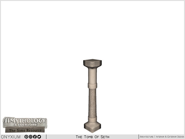 The Sims Resource | SIMythology - Sutekh Column Short