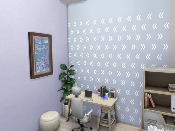 The Sims Resource - Arrow Wallpaper Set