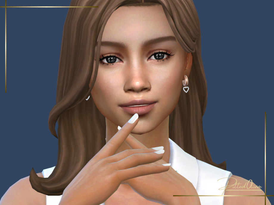 The Sims Resource | Morgan Earrings