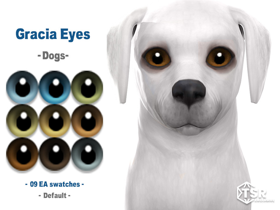 The Sims Resource | MSQSIMS - Gracia Eyes - Small Dog - Default.package