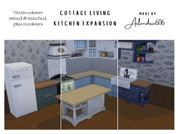 The Sims Resource | Whittler's Pride Kitchen Counter, Extra ...