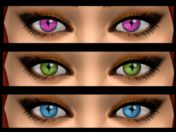The Sims Resource | Eye with a four point star pupil
