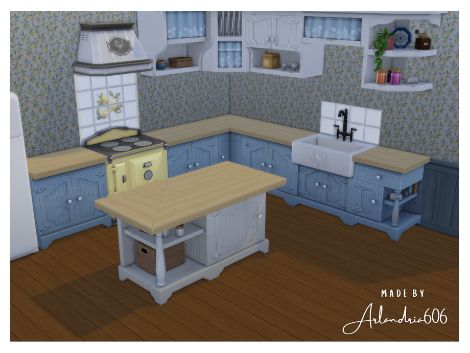 The Sims Resource | Cottage Kitchen Expansion