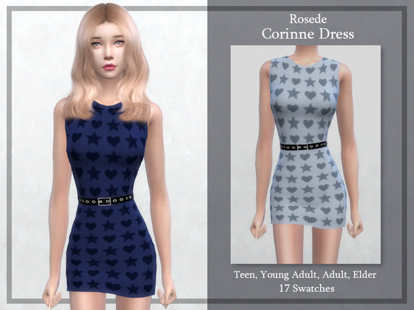 The Sims Resource | Corinne Dress