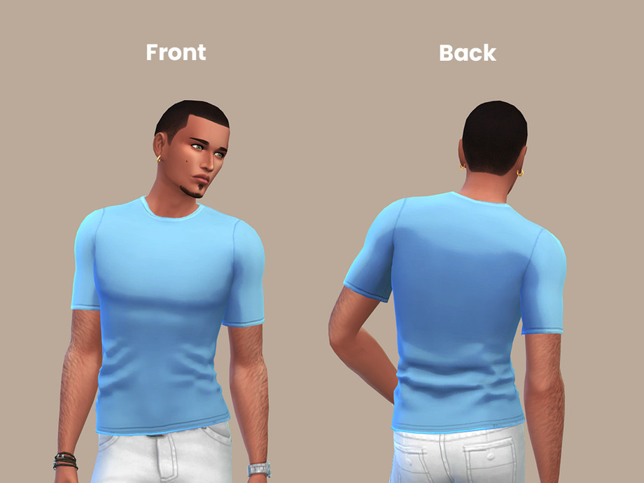 The Sims Resource | T-shirt - Men's Basics