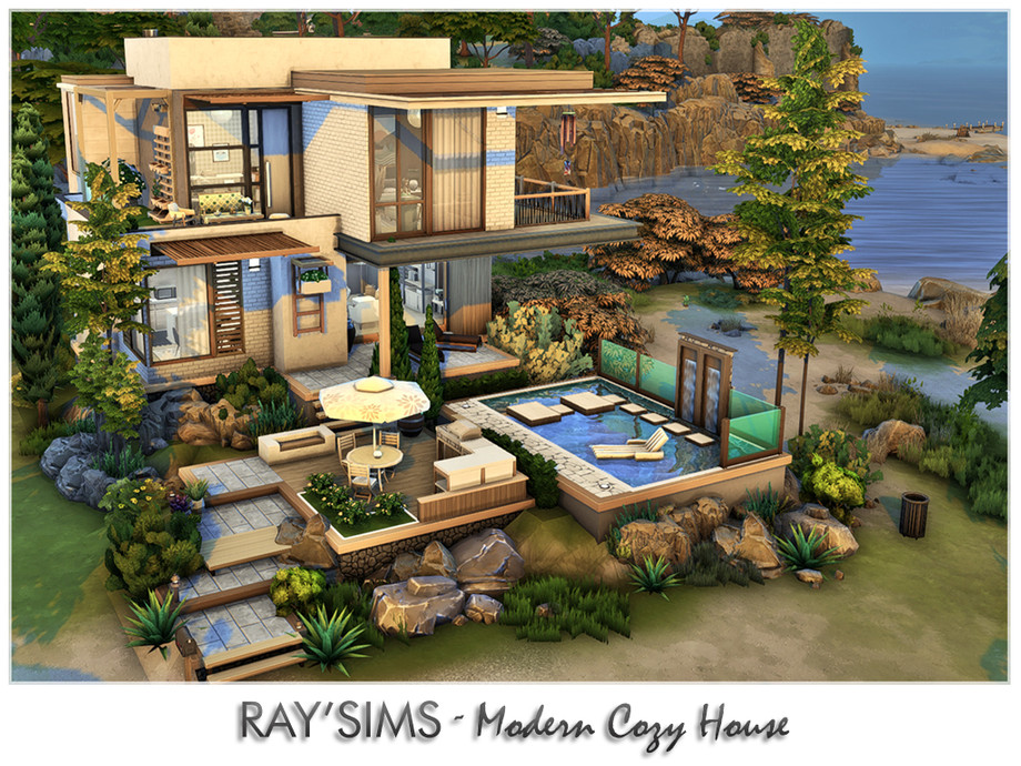 Cozy Modern House Sims 4