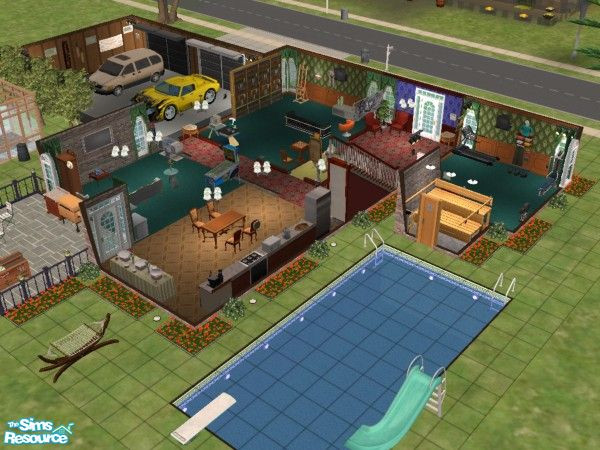 The Sims Resource | 1400 Marcell Drive