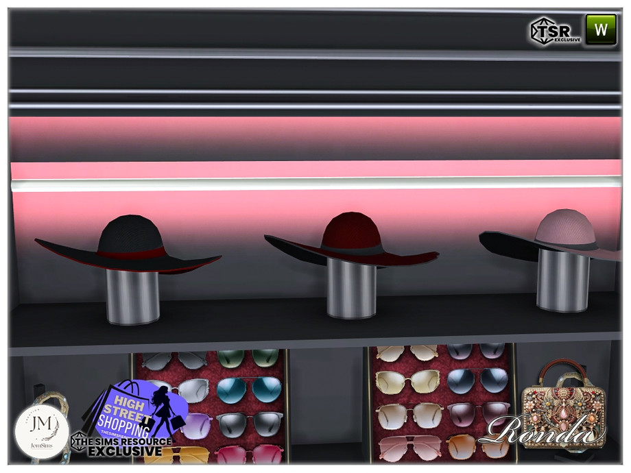 The Sims Resource | High street shopping Ronda hat deco