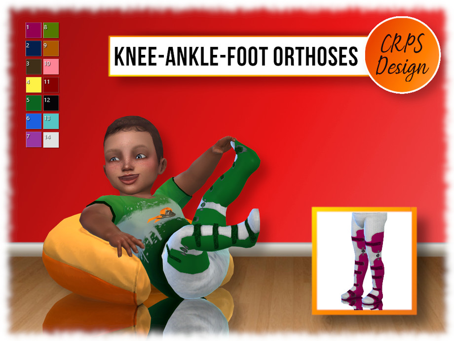 The Sims Resource | Leg Orthoses Set for Infants