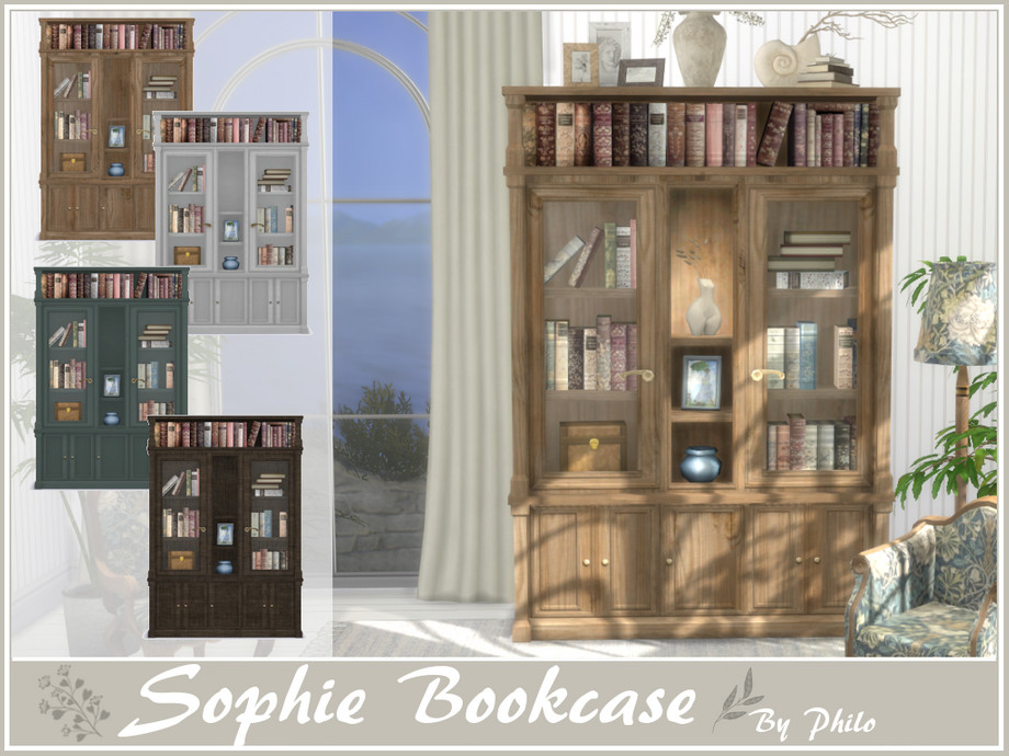 The Sims Resource | Philo_Sophie Bookcase