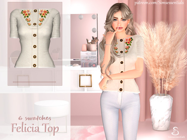 The Sims Resource | Felicia Top