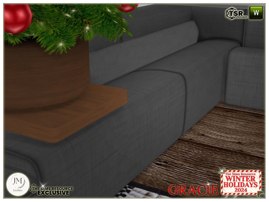 The Sims Resource | winter holidays 2024 gracie living part2 sofas