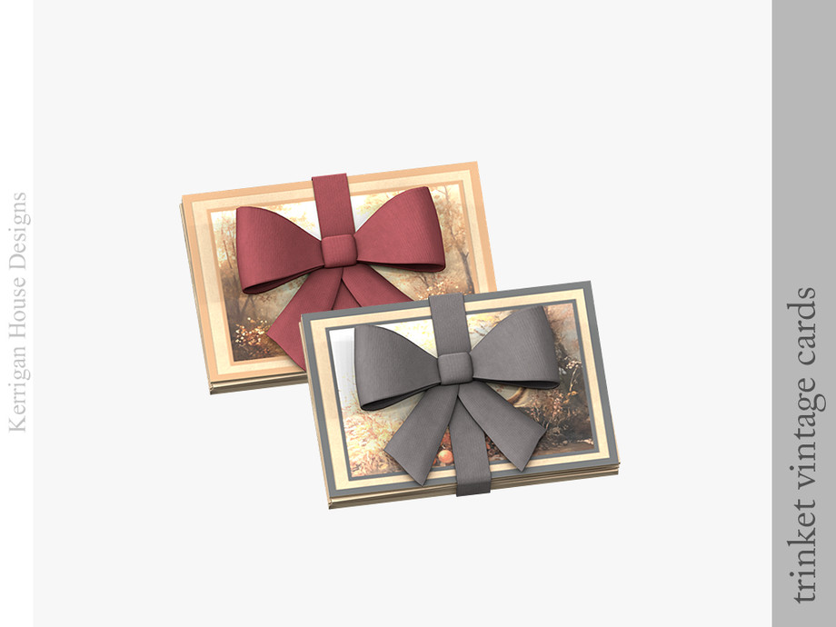 The Sims Resource | Trinket Vintage Cards