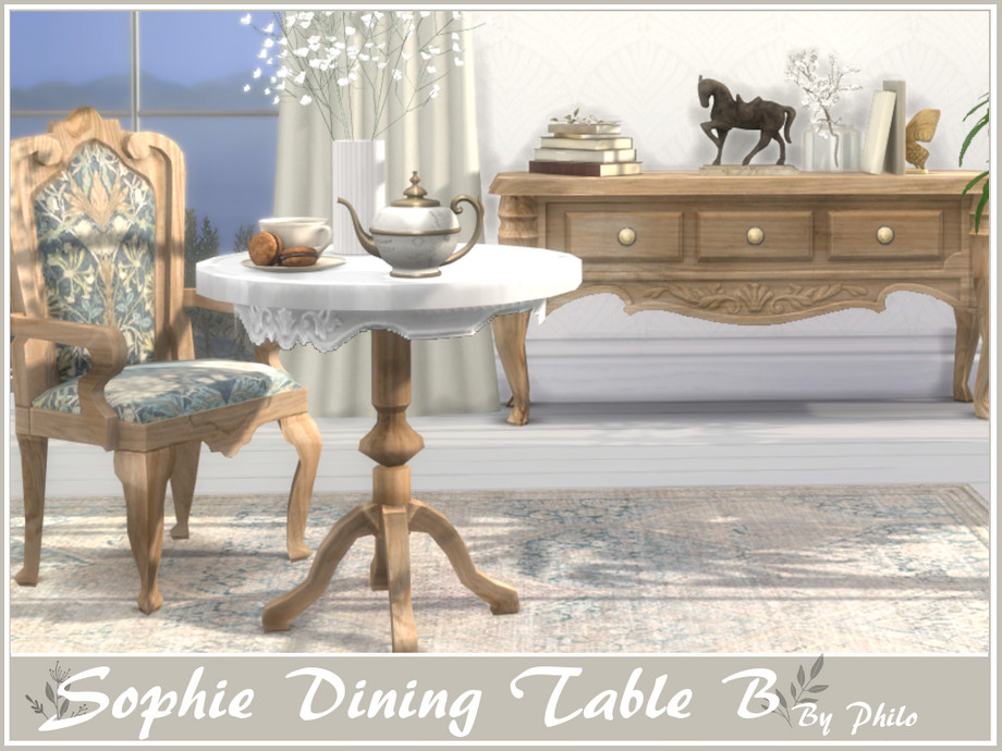 The Sims Resource | Philo_Dining Table B