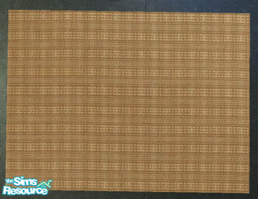 The Sims Resource - Low Budget Wonders - Jute Rug