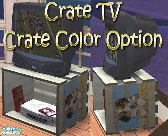 The Sims Resource - Crate TV - Crate Recolor 1