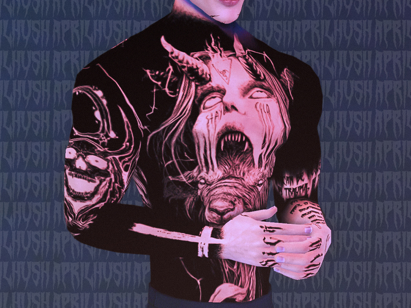 The Sims Resource | [aprilhush] madness full body tatts