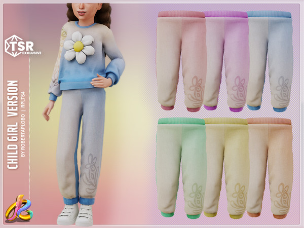The Sims Resource | Girl Pants 299 -Child
