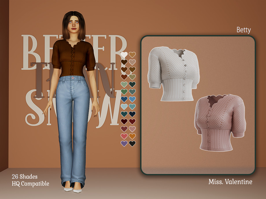 The Sims Resource | Betty Top