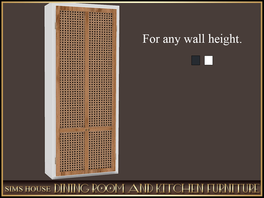 The Sims Resource | [Sims House ] LARGE CUPBOARD | DINING ROOM AND KITCHEN FURNITURE