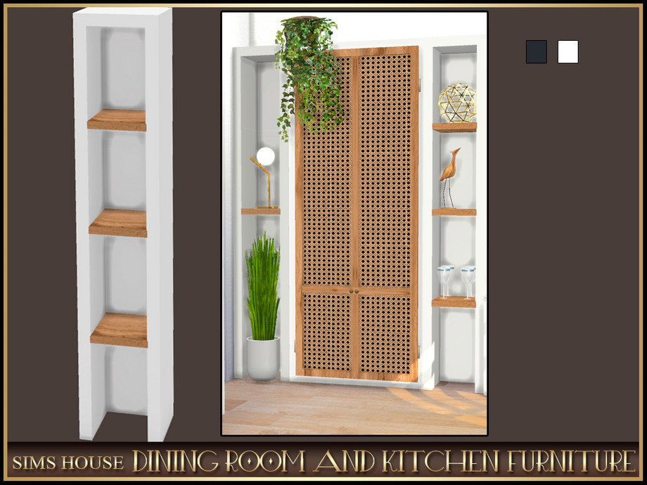 The Sims Resource | [Sims House ] END CUPBOARD 1 | DINING ROOM AND KITCHEN FURNITURE